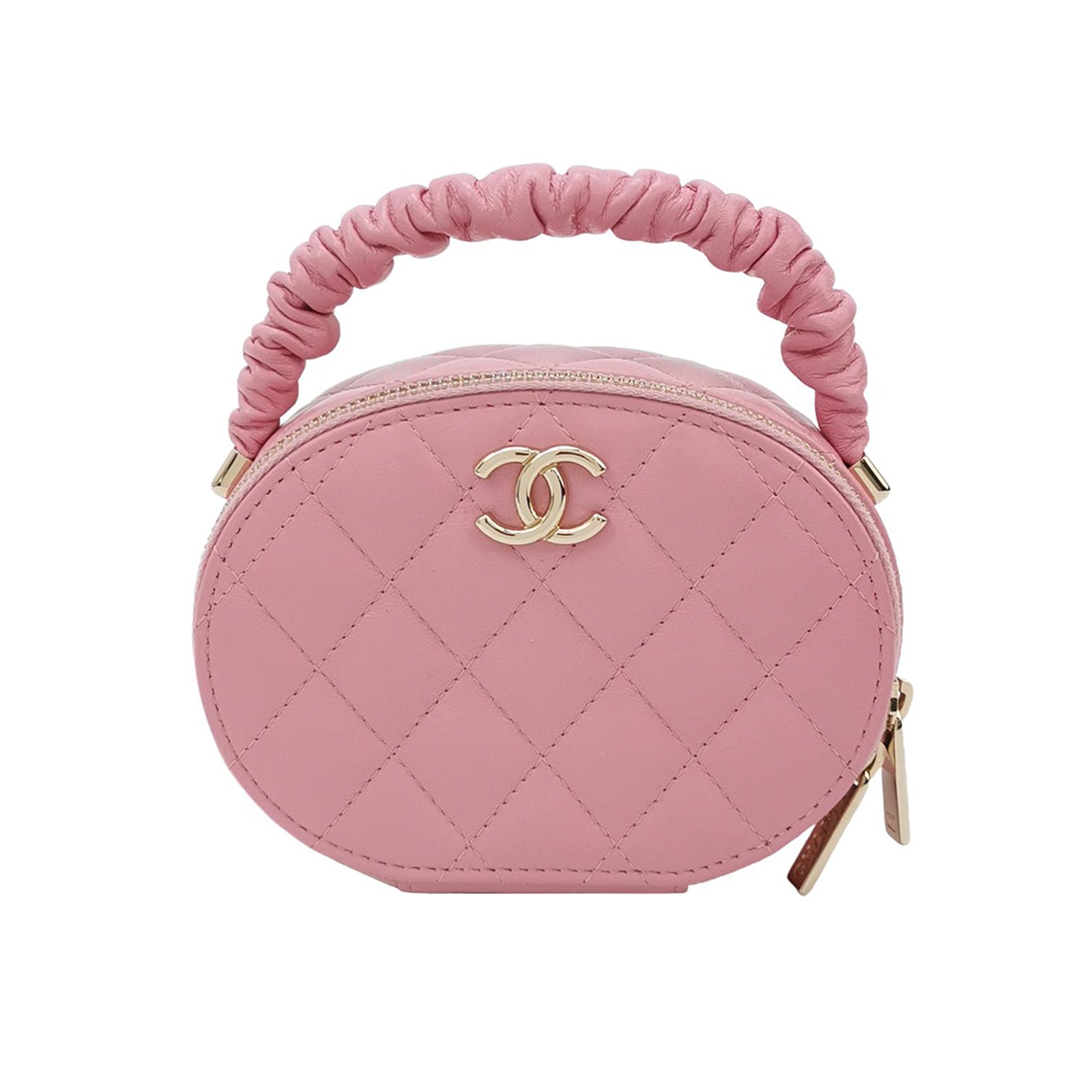 CHANEL MINI ROUND VANITY BAG – Aperion Kollektion